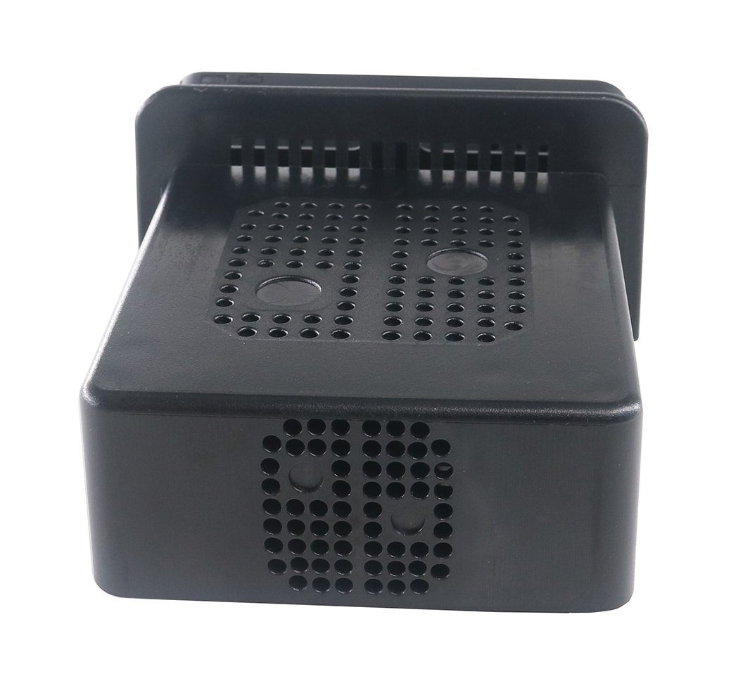 J&TOP Portable DIY Replacement Dock Mount Case for Nintendo Switch,Black(Only The Case)