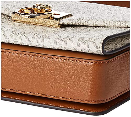Michael Kors Ladies Hendrix Extra-small Logo Convertible Crossbody Bag - Cream