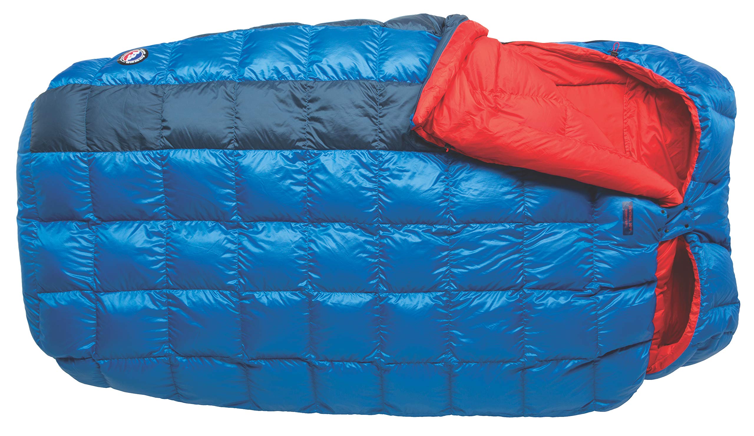 Big Agnes Sentinel 30 (650 DownTek) Sleeping Bag, 30 Degree, 40" Double Wide