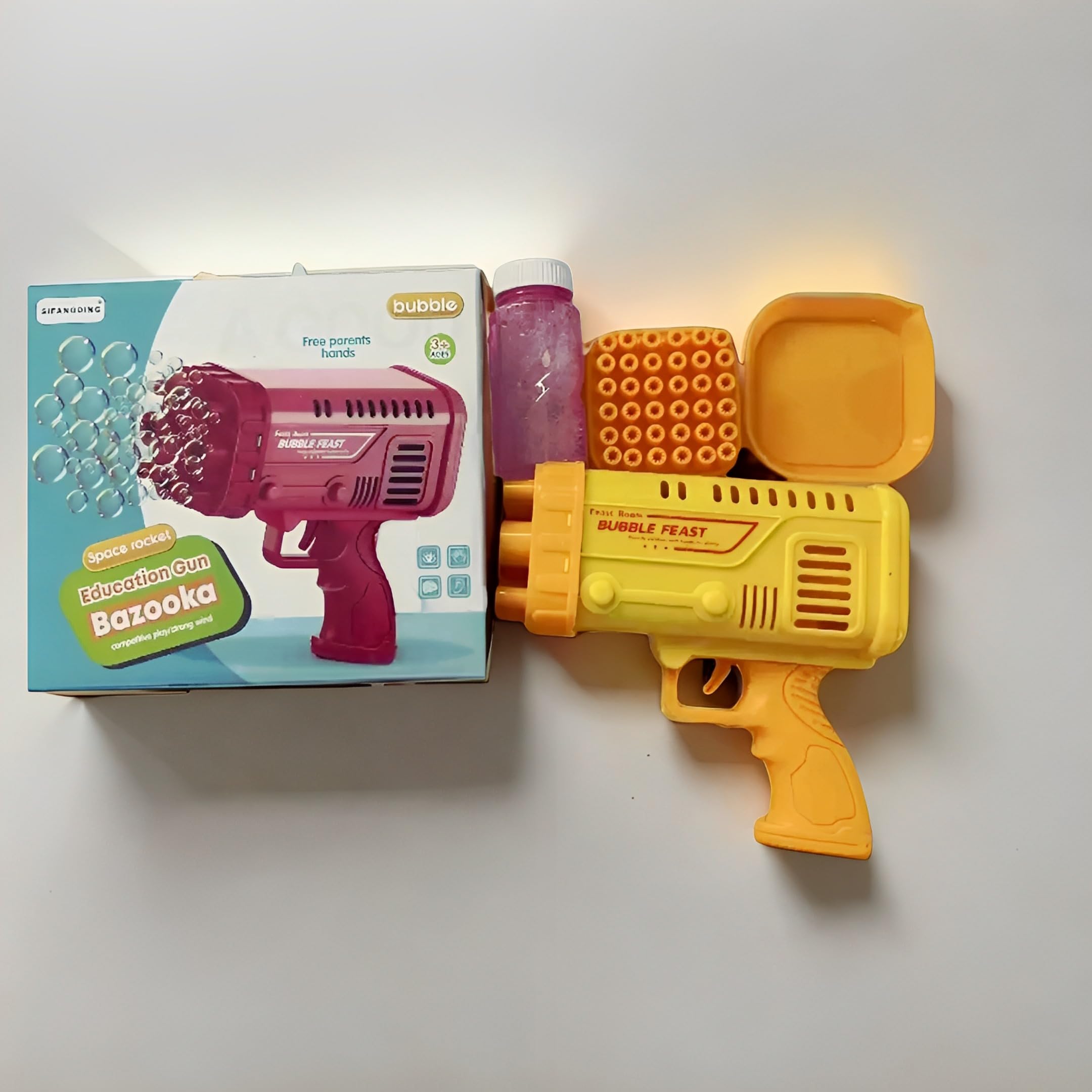 Bazooka Bubble Gun,36 Holes Bubble Blaster, Bubble Gun, Bubble Machine, Toy Gift, Party, Fun Maker for Childer Adults