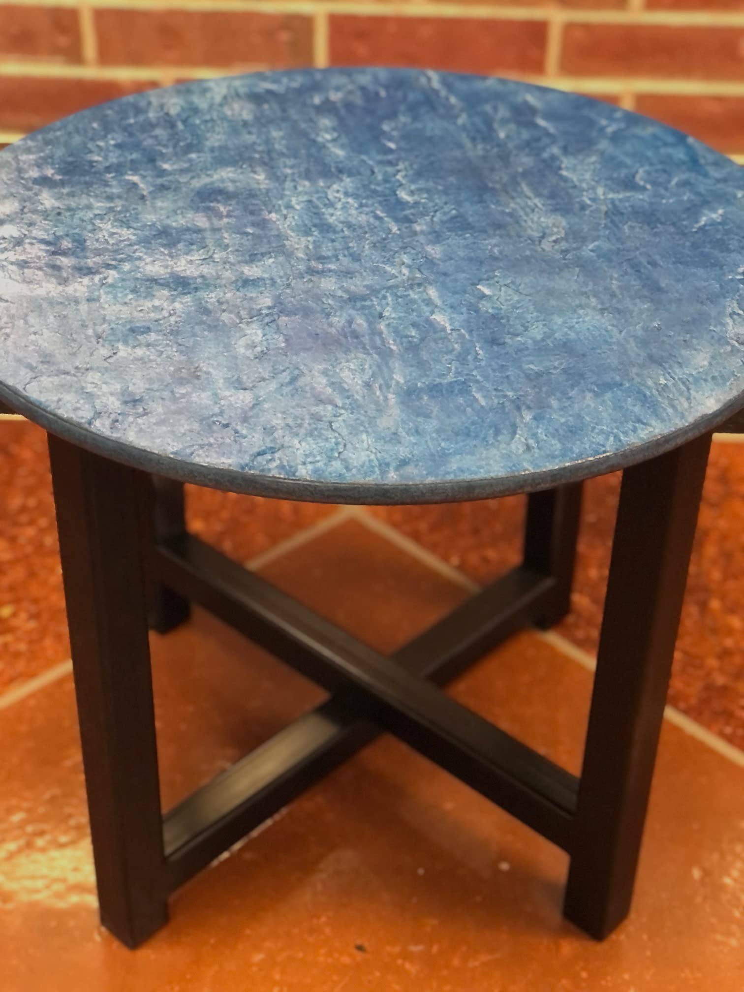Concrete Cement Lazy Susan Unique, Hand Crafted, Gray, Turntable, 360 Degree Swivel, Made in The USA, Home Decor by Concrete Resurrection (Pacific 24")