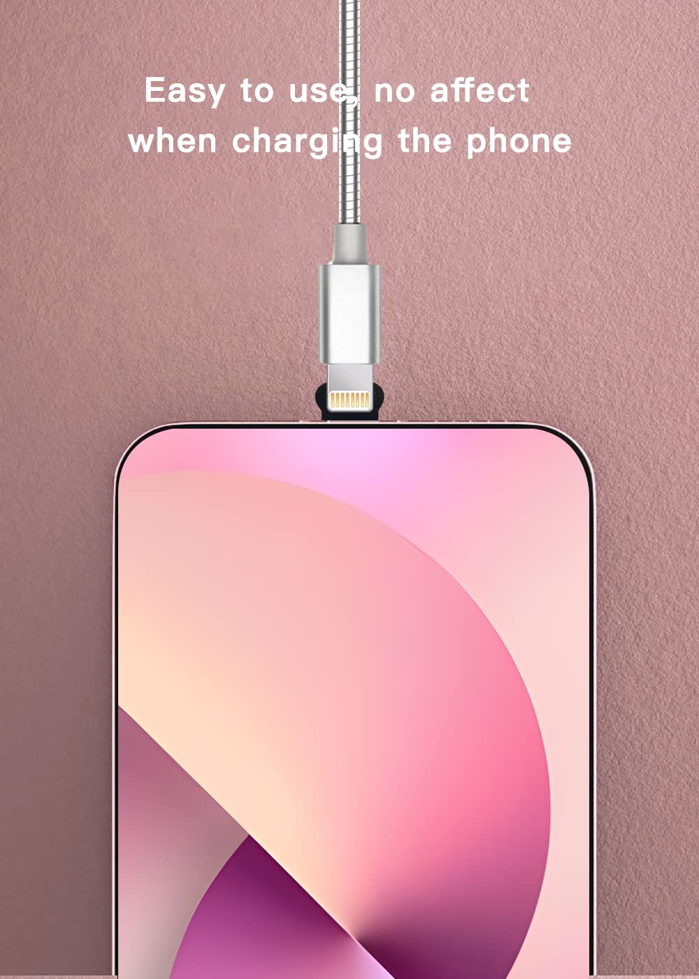 CaseBuy Anti-Lost Dust Plug Compatible with Apple iPhone 14, 14 Pro Max, 13, 13 Pro Max, 12, 12 Mini, 11, X, XS, XR, 8, 7, iPhone Charging Port Dust Accessories | Silicone iPhone Dust Plugs