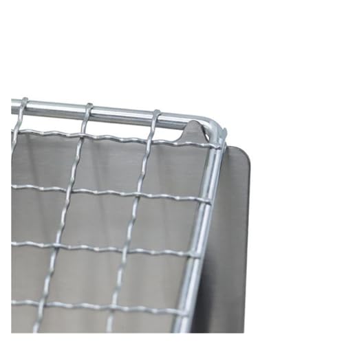 BBQ Grill Portable Folding BBQ Grill Heating Stoves Multifunction Camping Barbecue Grill Rack Net Firewood Stove Stainless Steel BBQ Grill Picnic