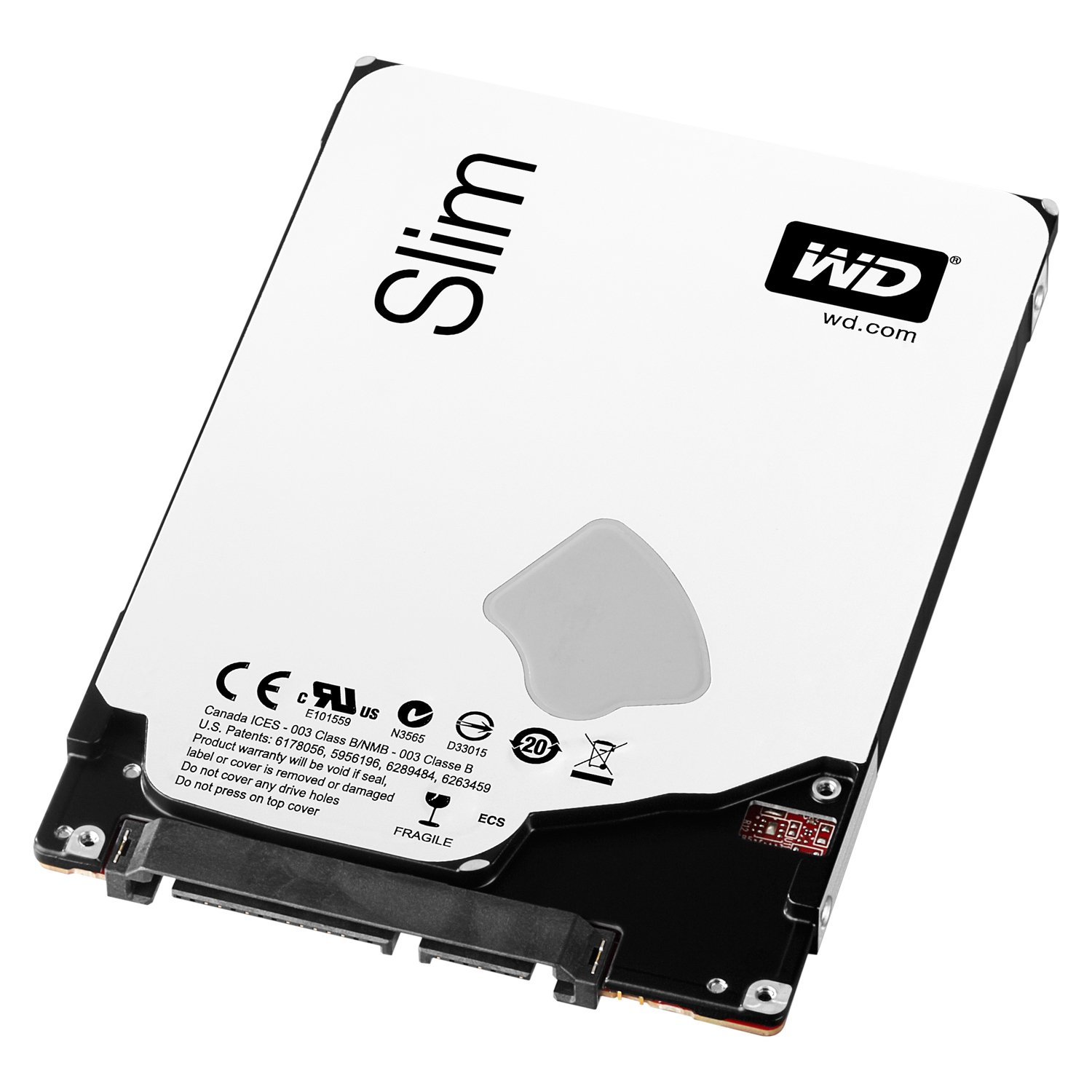 WD Blue 1TB Laptop 7mm Hard Drive: 2.5 Inch, SATA 6Gb/s, 5400 RPM, 8MB Cache (WD10SPCX),Black, grey