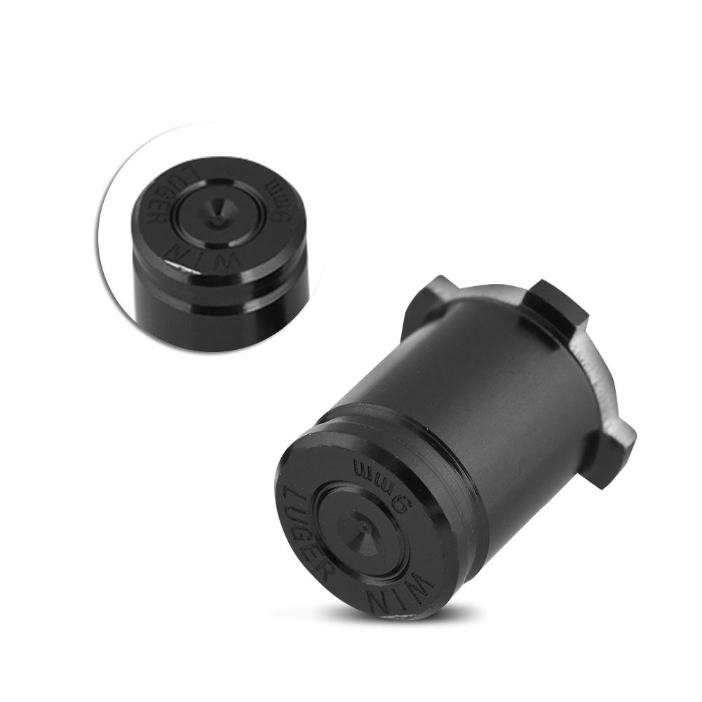 Bullet Buttons A B X Y Aluminium 9mm Black for Xbox ONE Controller, Plug and Play, 100% Brand New and(Black)