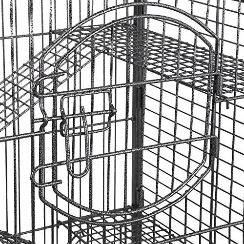 Ferret Cage Rabbit Chinchilla Rat Cage Small Animal House 37" 4 Levels GPJCFCDUS