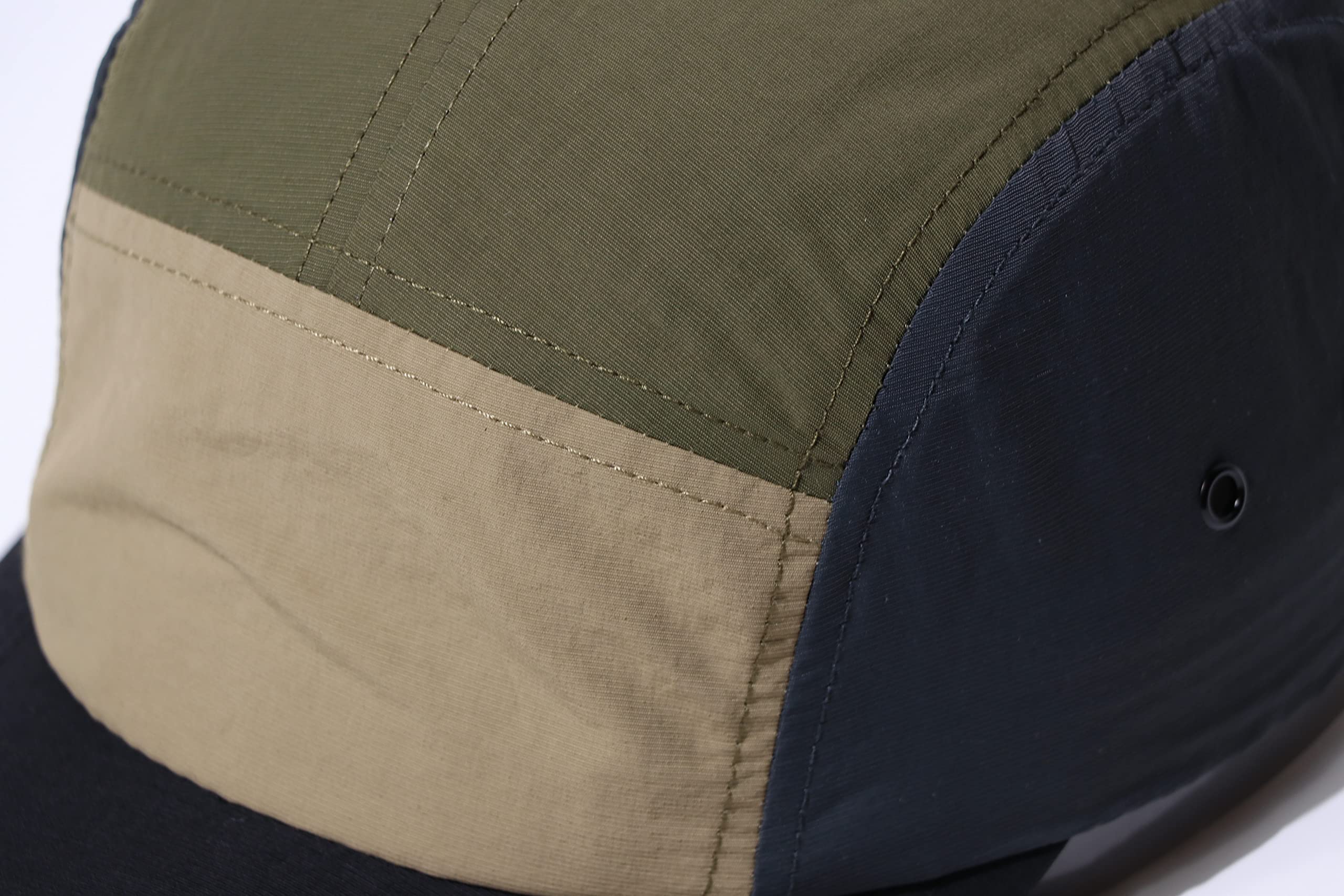 CLAPE Unstructured 5 Panel Hat Lightweight UPF50+ Sun Hats Quick Dry Outdoor Sports Running Cap (BO32-ArmyGreen)