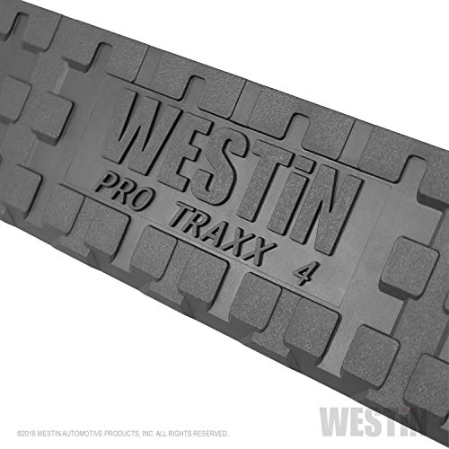 Westin 21-22775 Pro Traxx 4 Oval Nerf Step Bars fits 2005-2023 Tacoma Double Cab Black 1 Pair