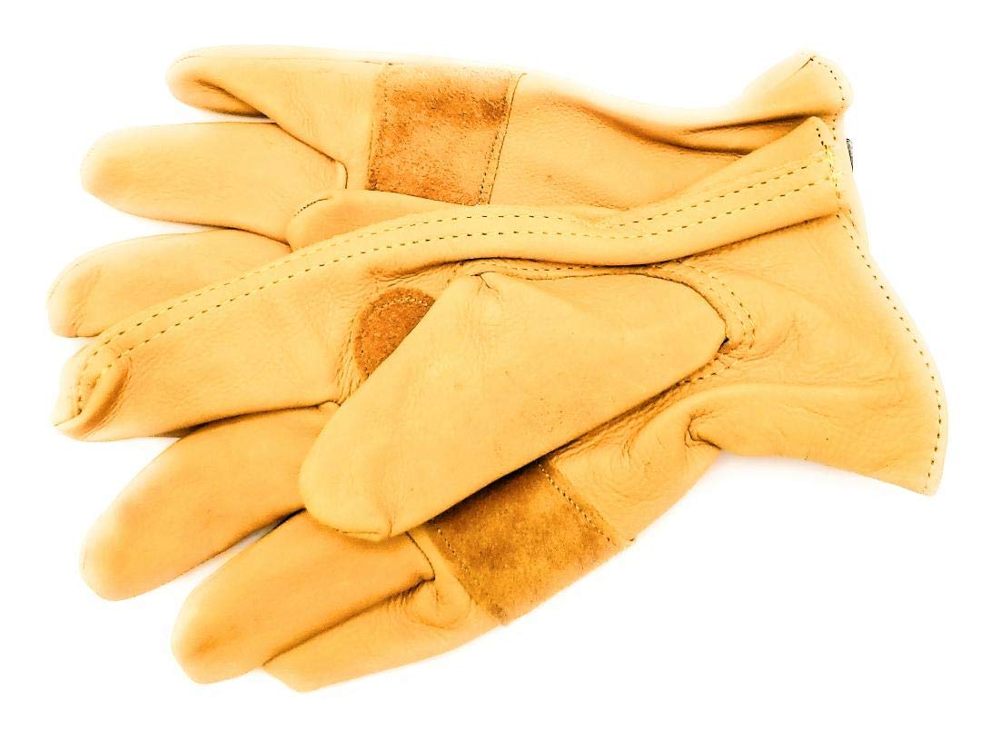 Wells Lamont Premium Leather Work Gloves 3 Pair Pack - Medium