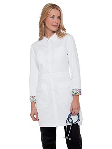 KOI 419 Women's Rebecca Lab Coat White M