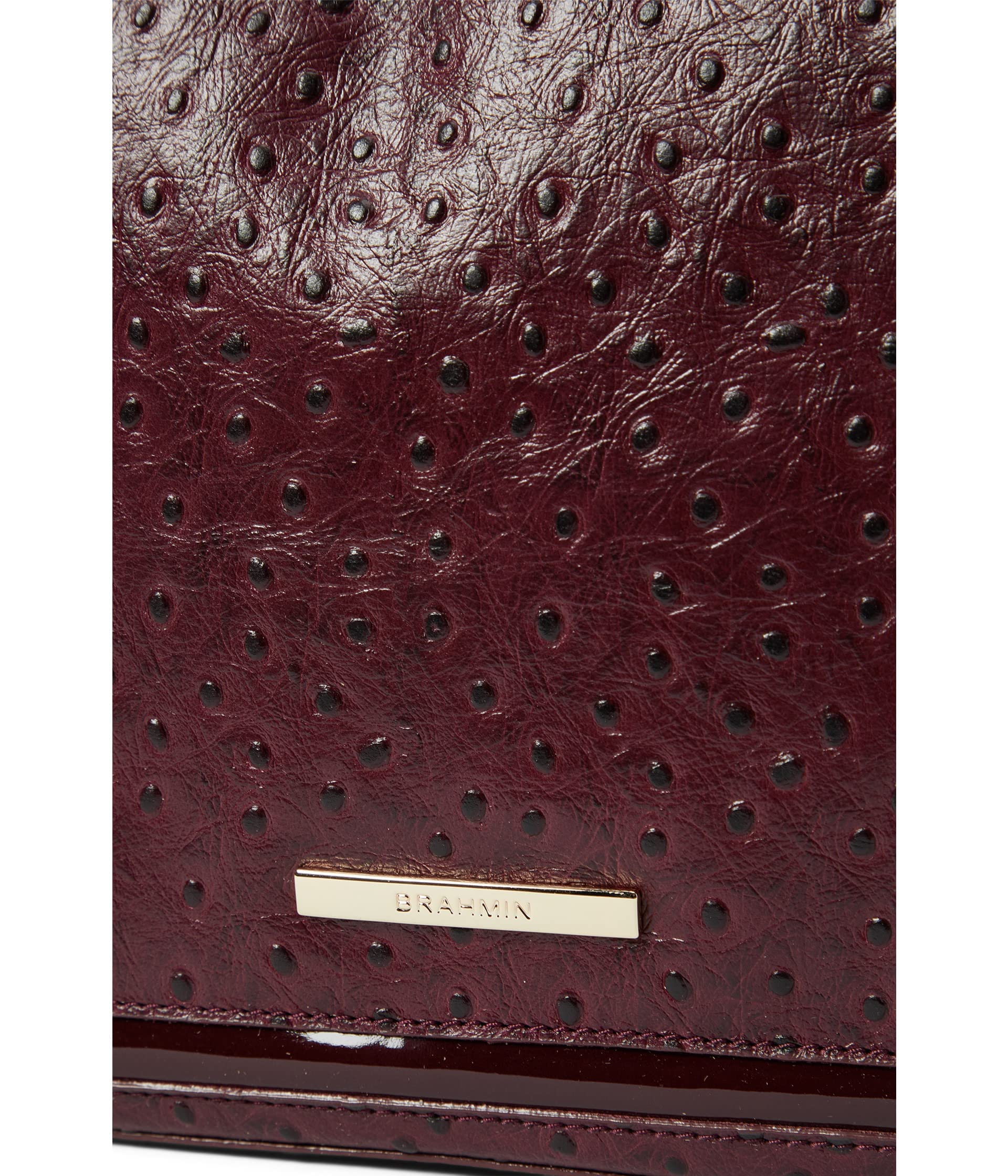 BRAHMIN Everdeen Heather Shoulder Sangria One Size