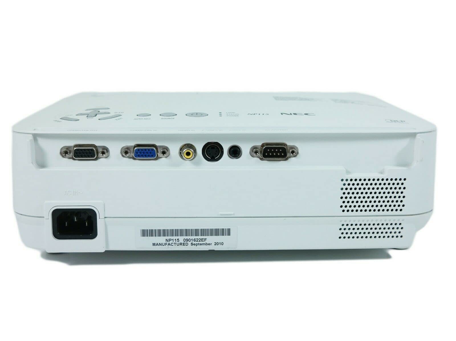 NEC NP115 - 2500-lumen Brilliant Color DLP 3D-Ready Mobile Projector