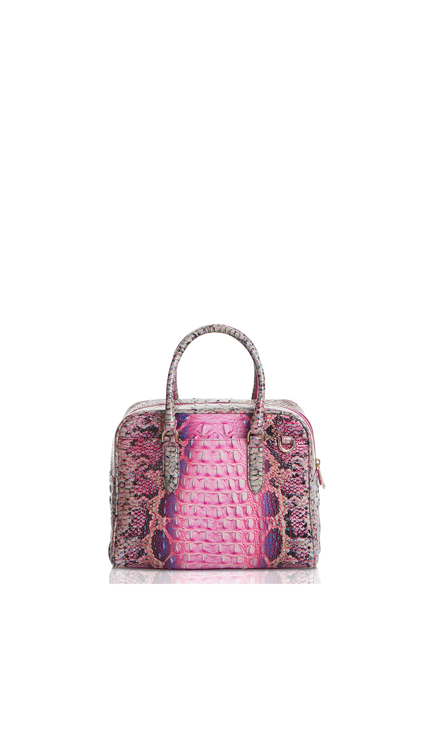 BRAHMIN Pink Cobra Ombre Melbourne Marissa