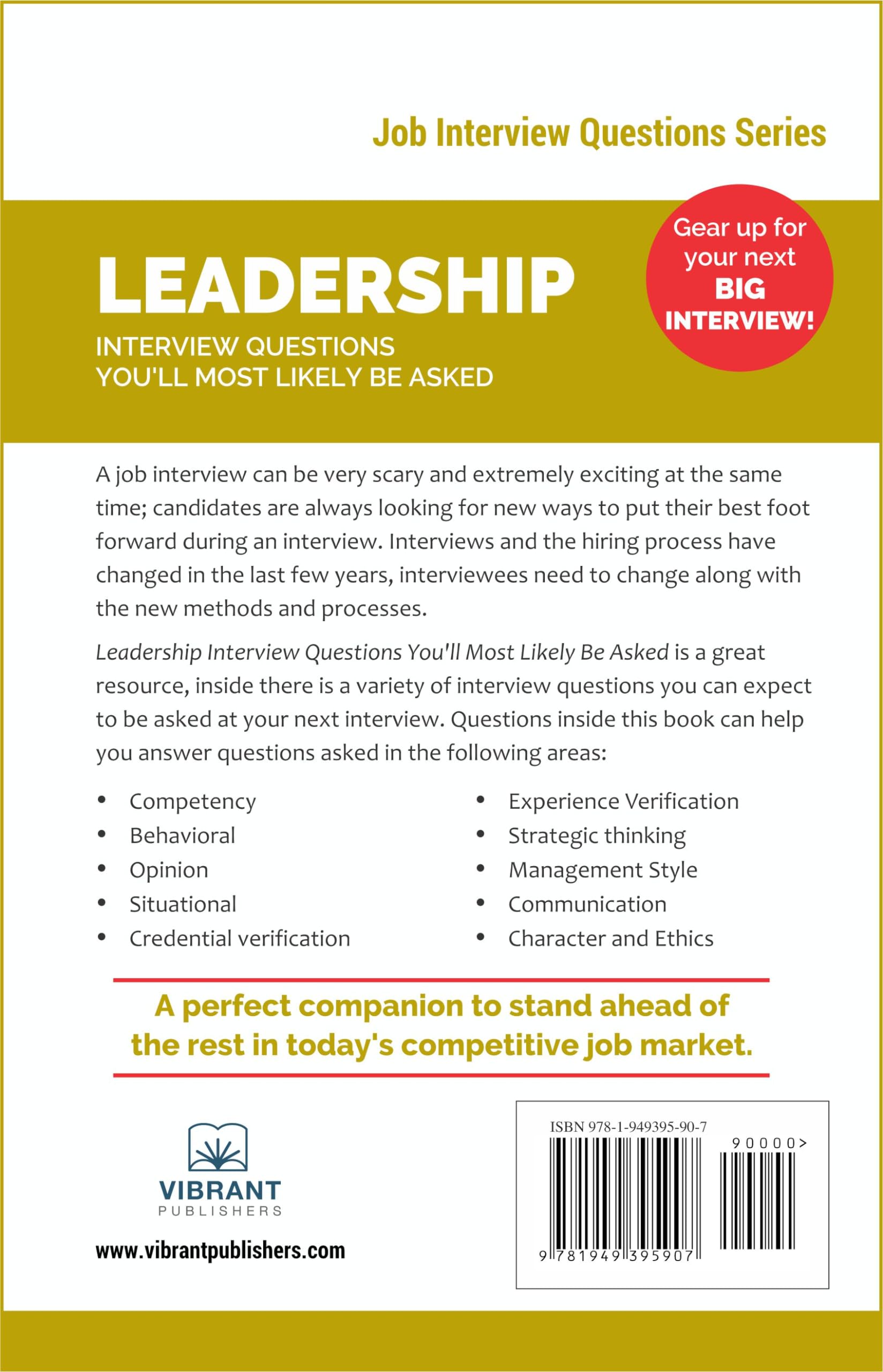 Leadership Interview Questions You'll Most Likely Be Asked (Job Interview Questions Series)