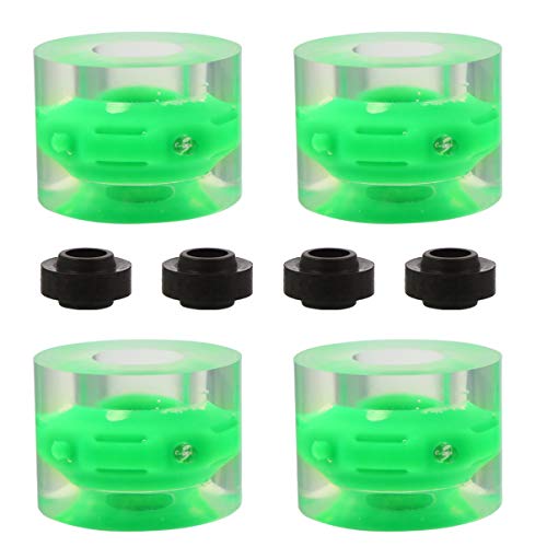 BESPORTBLE Skateboard Wheels with Bearings 60mm Longboard Wheels Cruiser Wheels Street 4pcs