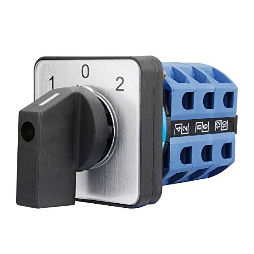 Electrical Buddy Universal Rotary Changeover Switch LW28 63A 660V 63A 3 Position 3 Phase