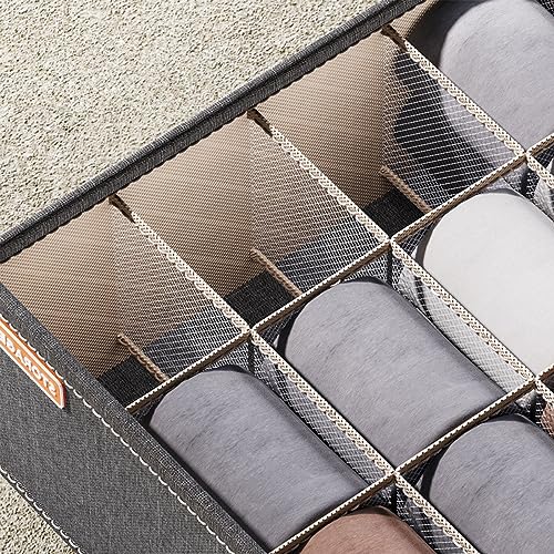 Lerpwige Drawer Storage Box Closet For Underwear Socks Pants Clothing Organization Cabinet Organizers Compartment Trousers Storage Box
