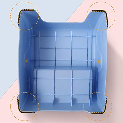 WALNUT Children Small Chair Seat Footstool Multifunction Children Double Layer Non-Slip Toilet Potty Training Step Stool for Bathroom (Color : Blue)