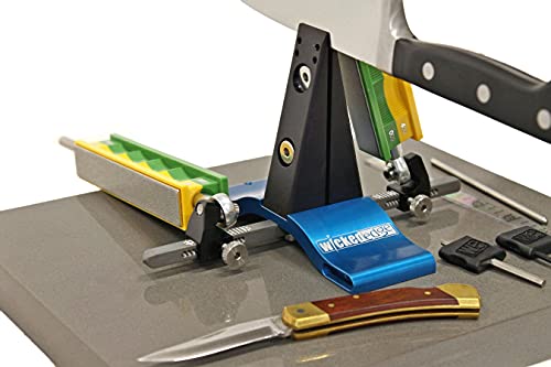 Wicked Edge Knife Sharpener - With Quartz Stone Base