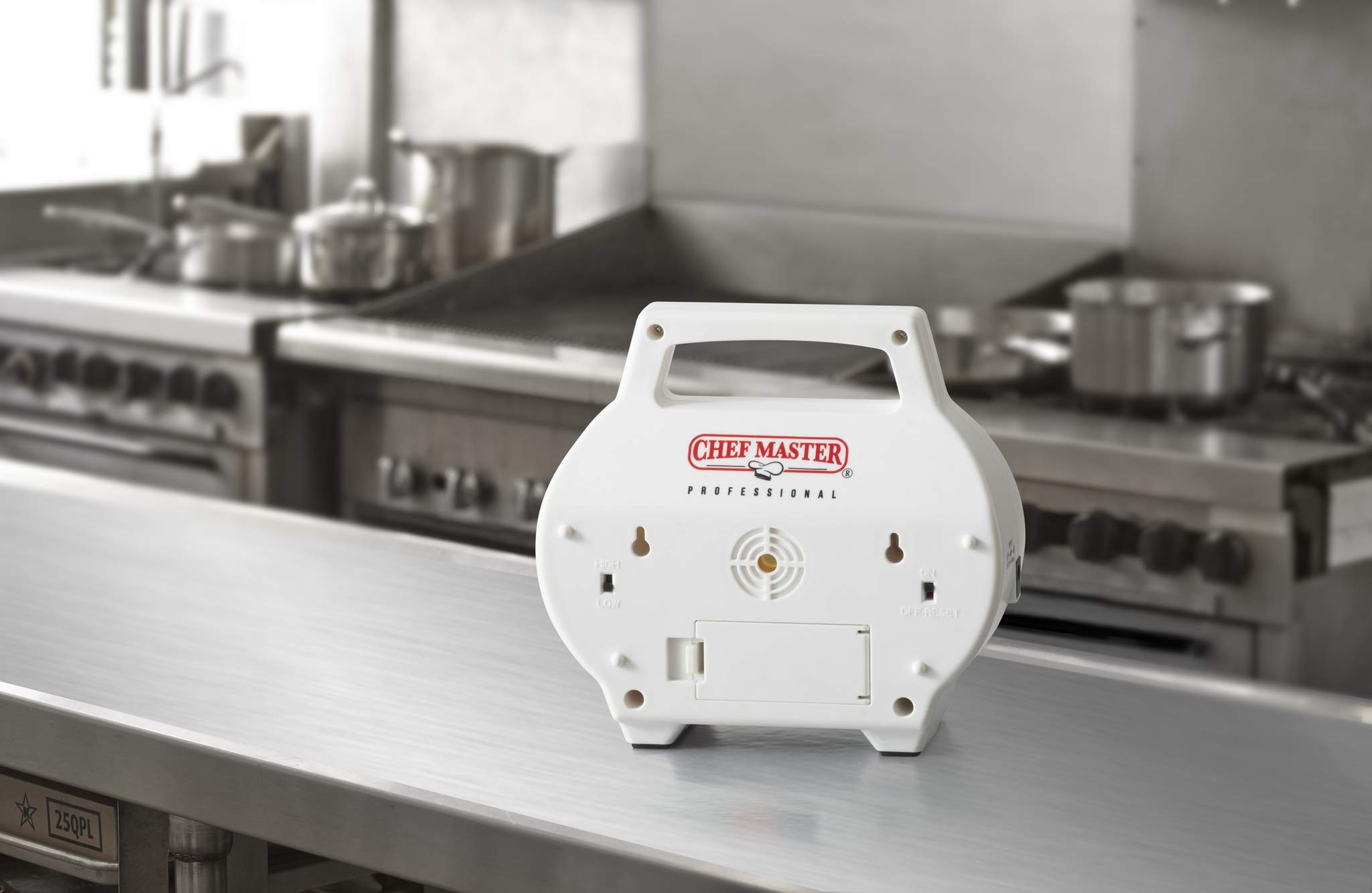 Chef Master 90218 Kitchen Timer, Timers for Cooking, Digital Timer, Cooking Timer, 4-Channel Timer, Egg Timer, Study Timer, Desk Timer with Large Display with Up to 10 Hour Count Down