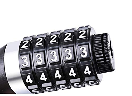 Bicycle Lock Bike Bicycle Letters Code Lock Steel Wire Security Anti Theft Bicycle Cable Lock Road Motorcycle Bicycle Accessories-.m Bike Lock (Color : 1.5m) (Color : 1.8m)