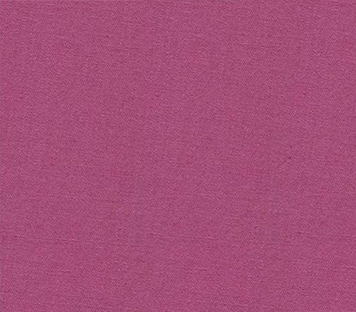 Polyester Cotton Fabric Broadcloth Dark Rose / 60" Wide/Sold by The Yard
