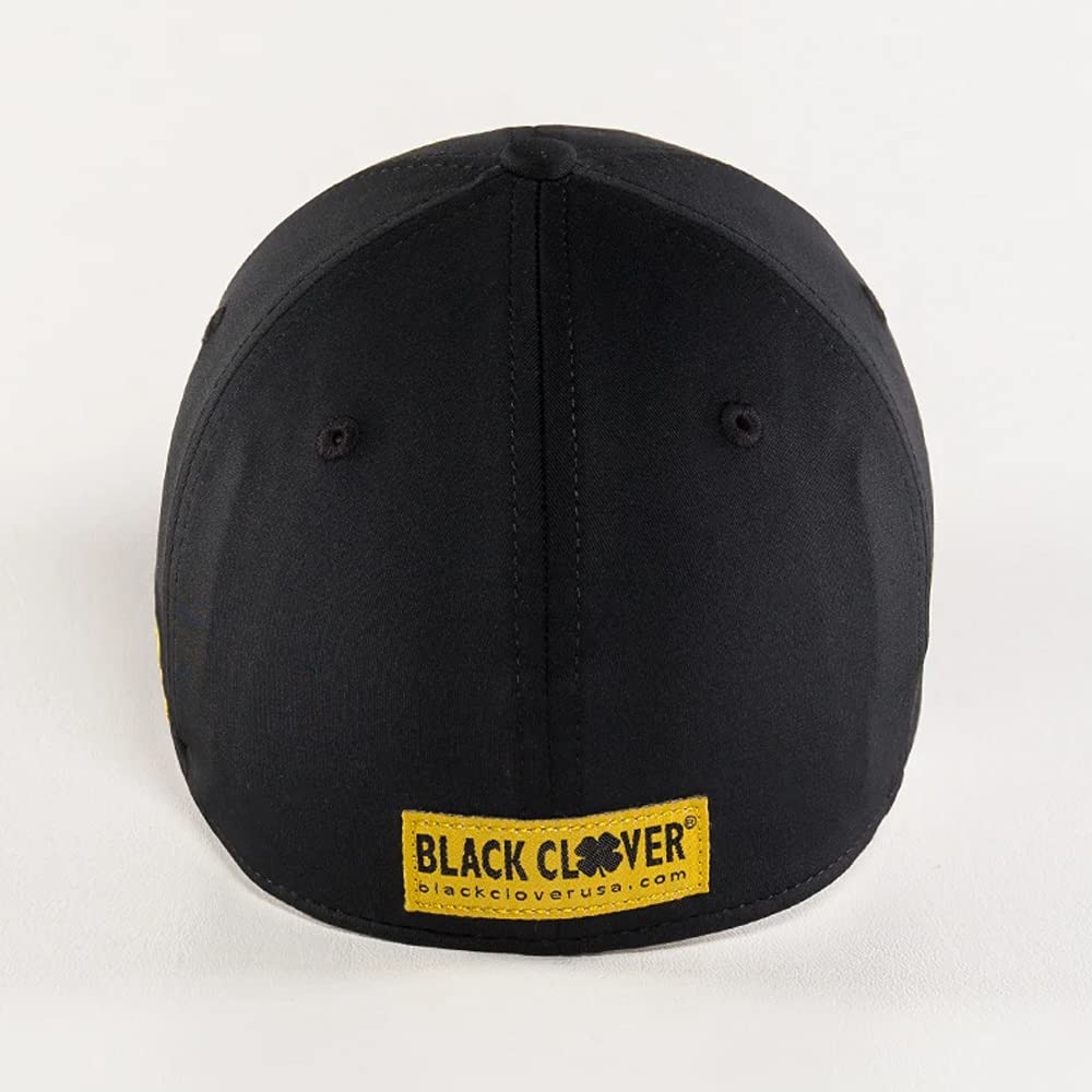 Black Clover Premium Clover 49 Black Hat/Gold Clover L/XL