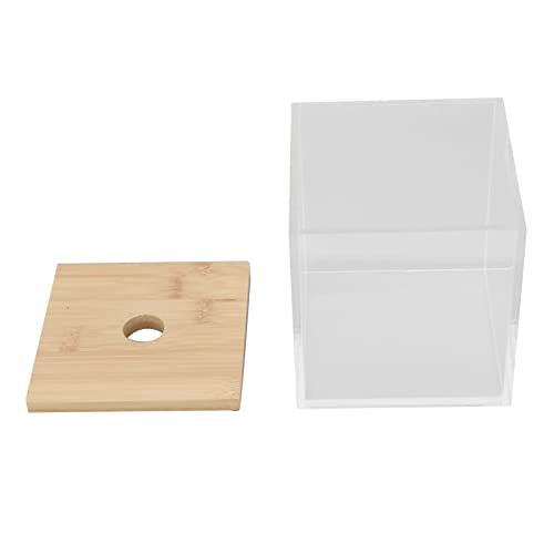 KOSDFOGE Coffee Bar Organizer, with Lid Coffee Capsule Holder, Clear Acrylic Dispenser,Tea Bag Organizer Sugar Storage Holder Coffee Bar Accessories
