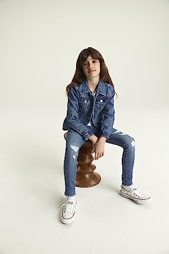 Levi's Girls' 720 High Rise Super Skinny Fit Jeans, Hometown Blues, 14