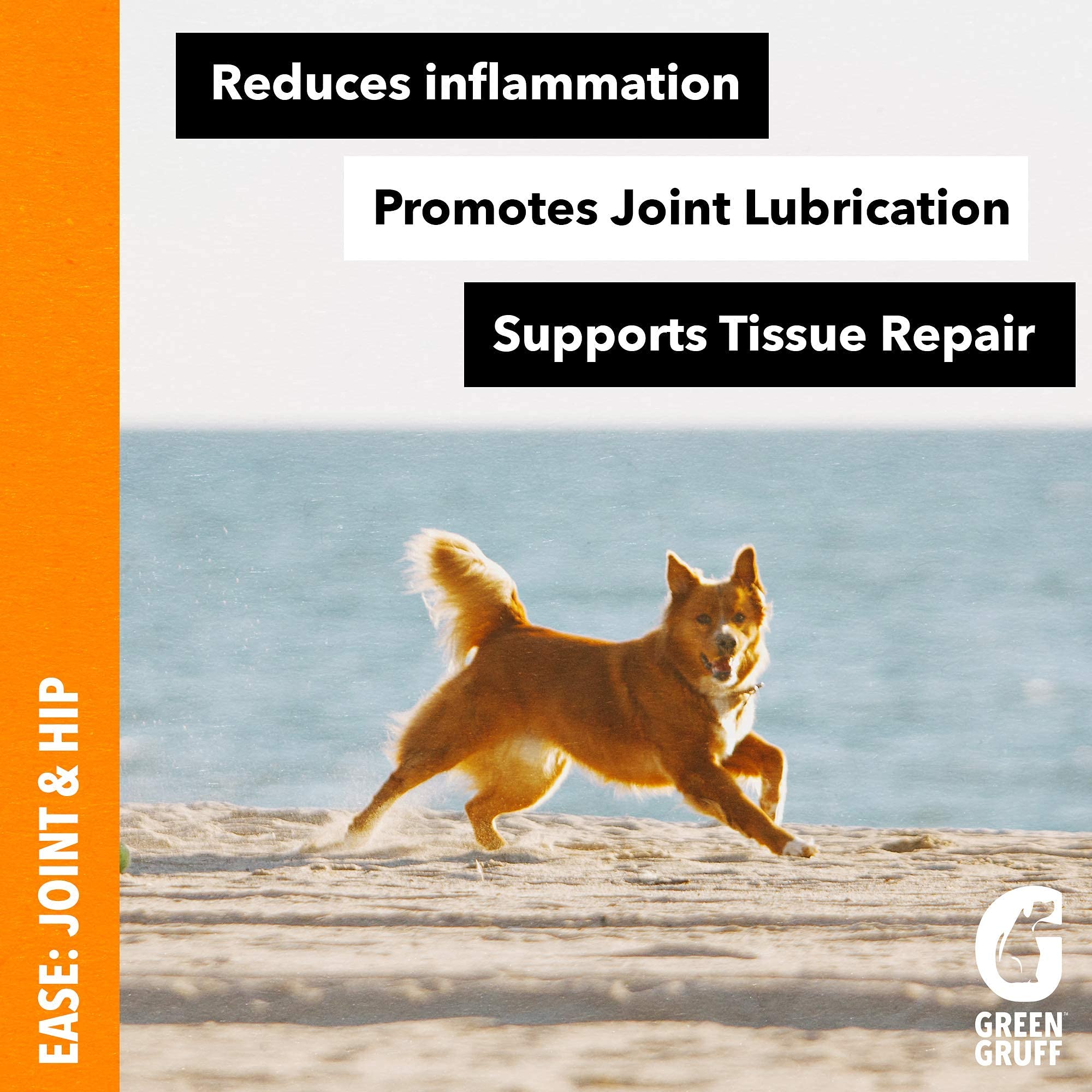 Green Gruff Dog Probiotics & Digestive Enzymes and Hip & Joint Supplement Bundle - Organic Dog Immune Supplement – Dog Arthritis Supplement - Joint Mobility, Arthritis Relief for Dogs - Made in USA