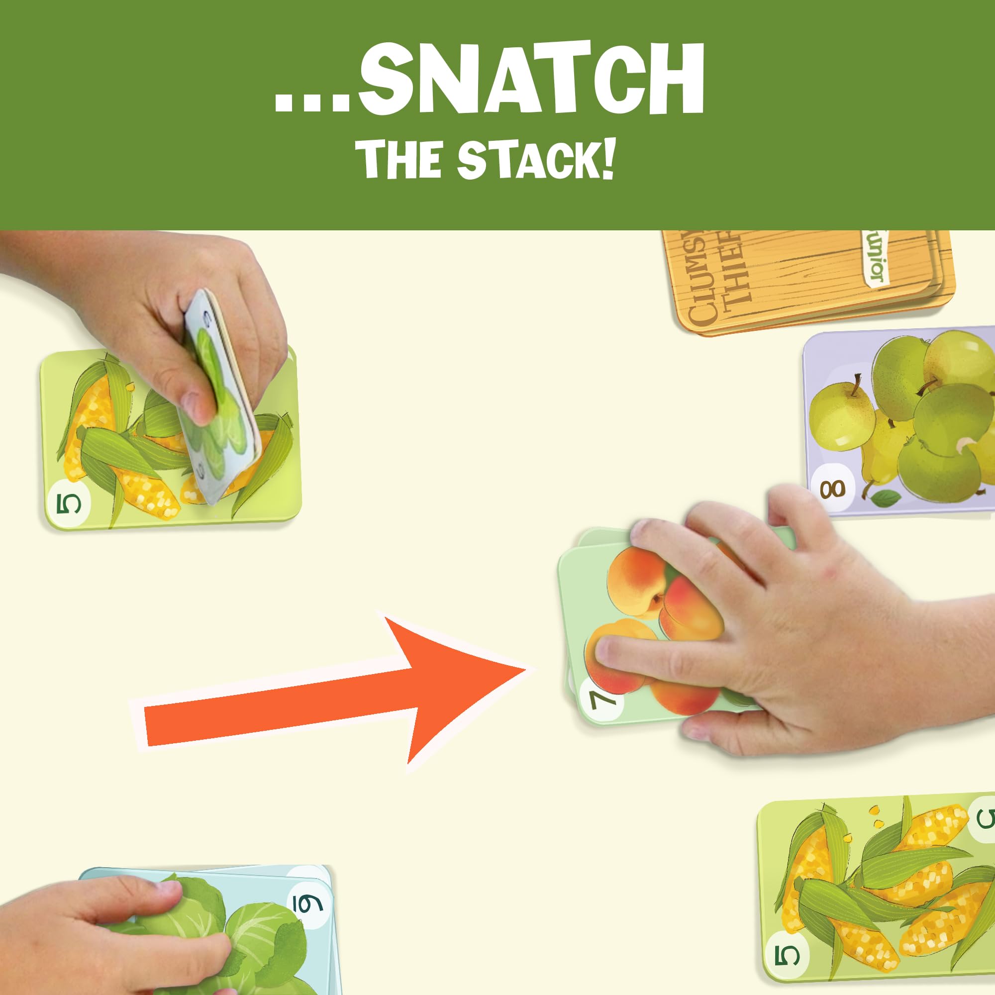 Melon Rind Clumsy Thief Junior Math Card Game, Adding to 10 Learning Game for Kids Ages 5-7+, Award-Winning Family Game for 2-4 Players, Educational Kids Game to Develop Math Skills with Confidence