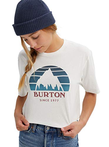 Burton Mens Underhill Short Sleeve, Stout White New, Medium
