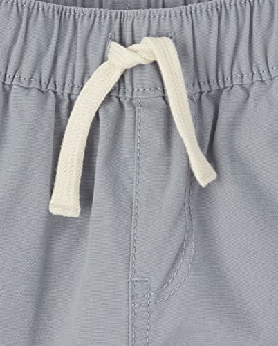 The Children's Place Baby Boys And Toddler Boys Pull on Jogger Shorts,Fin Gray/Flax/Tidal 3 Pack,3T
