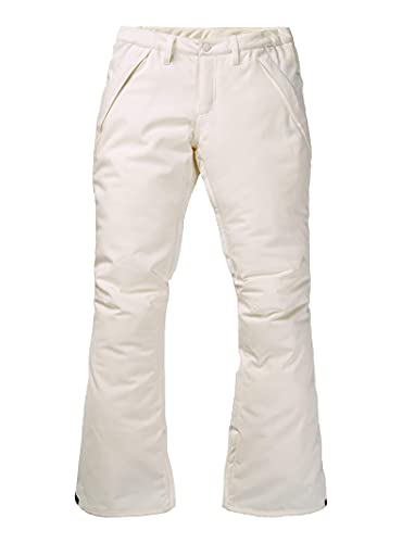Burton Womens Society Pant, Stout White New, Medium