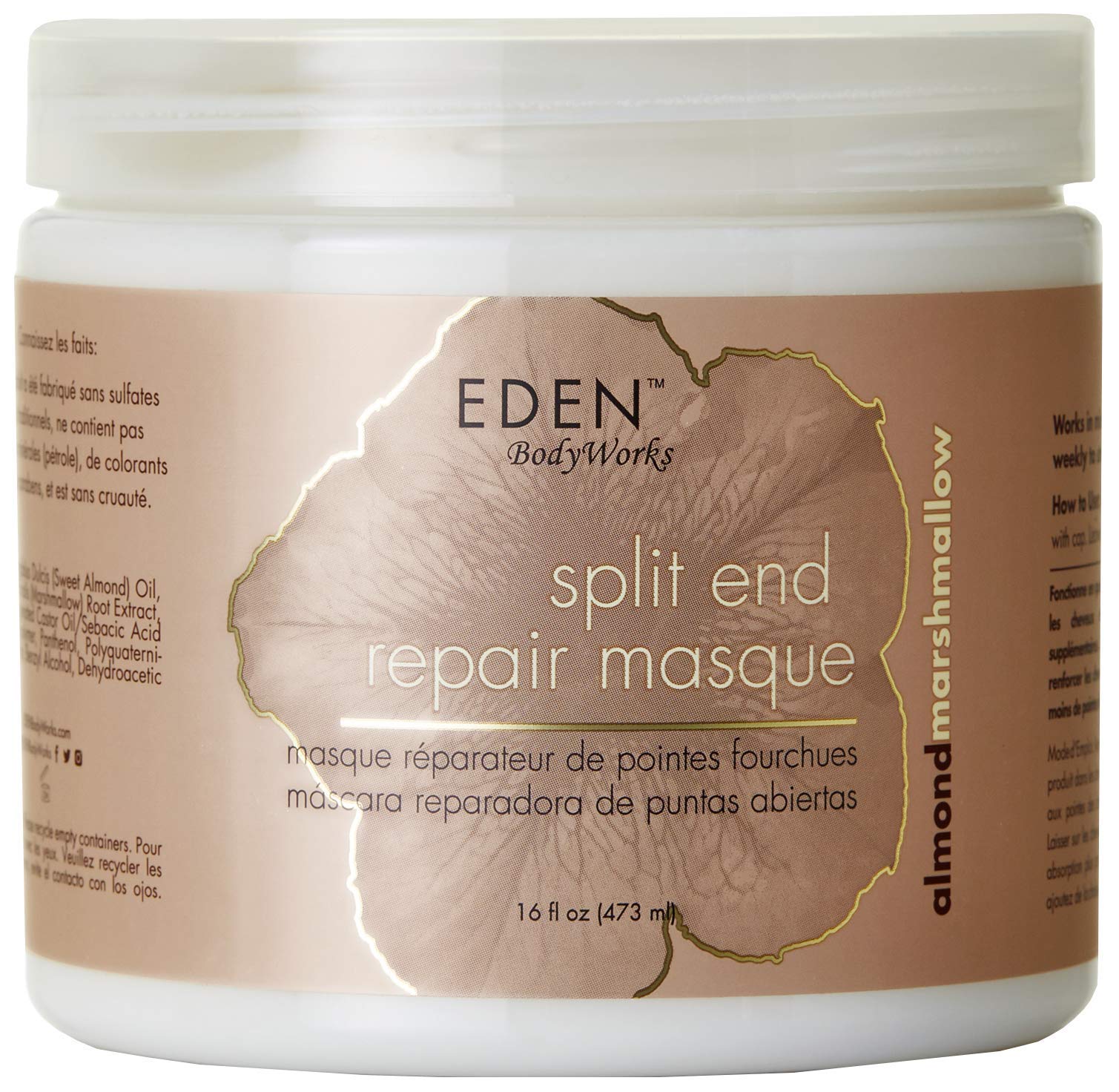 EDEN BodyWorks Almond Marshmallow Conditioner, Masque and Serum | 3 Piece Set