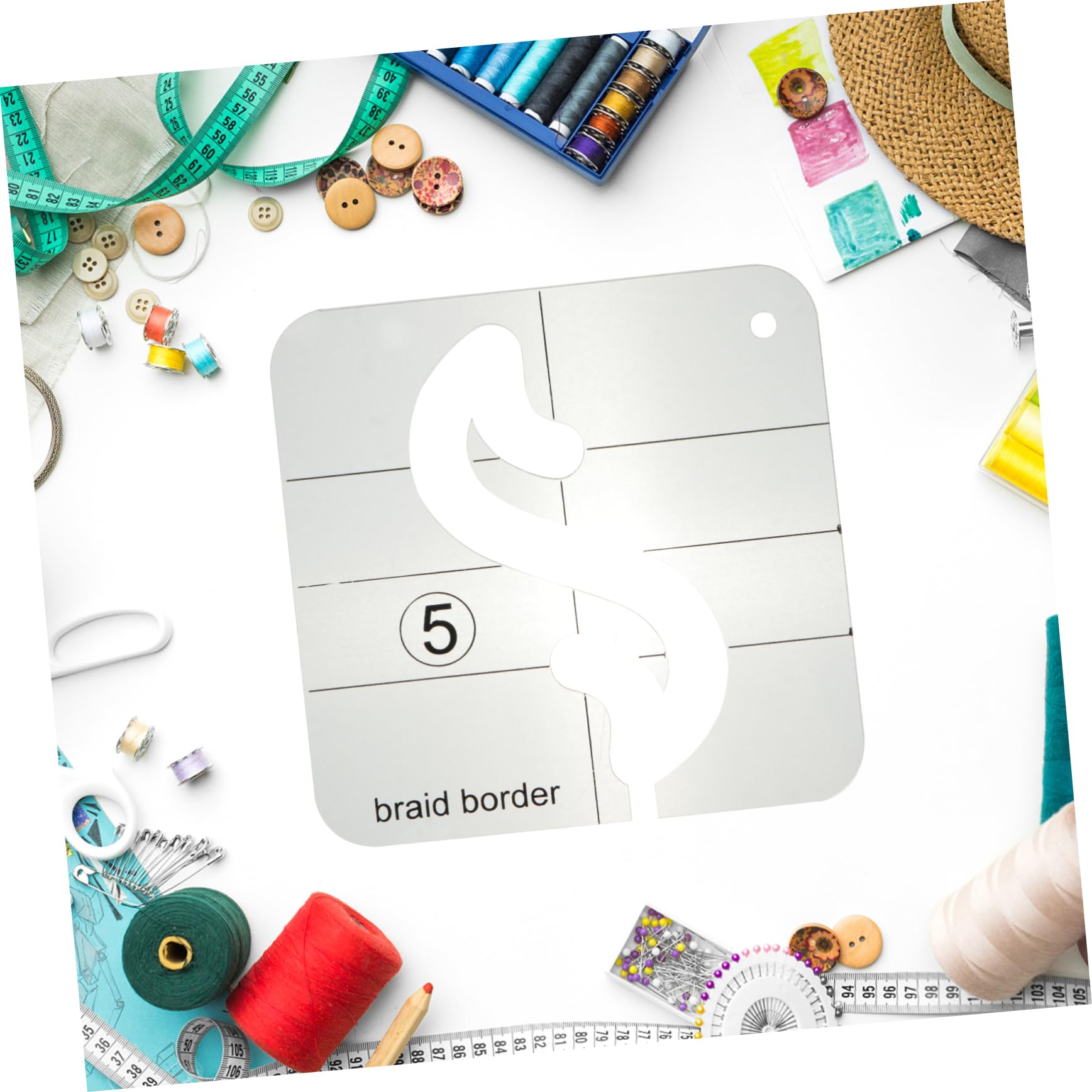 BETOOKY 1pc Sewing Patch Ruler Quilting Frames for Hand Quilting Ruler for Clothing Patchwork Ruler Transparent Quilting Ruler Patchwork Quilt Fabric Sewing Ruler Acrylic Sampler Shaped