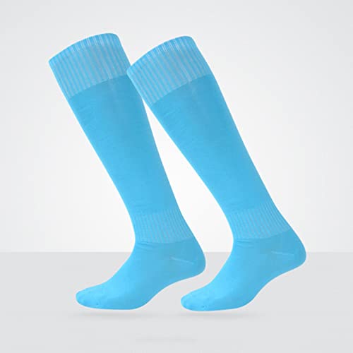 cdar Soccer Socks,Color Stretchy Compression Knee High Tube Socks Football Athletic Socks for Men Women Teens Red