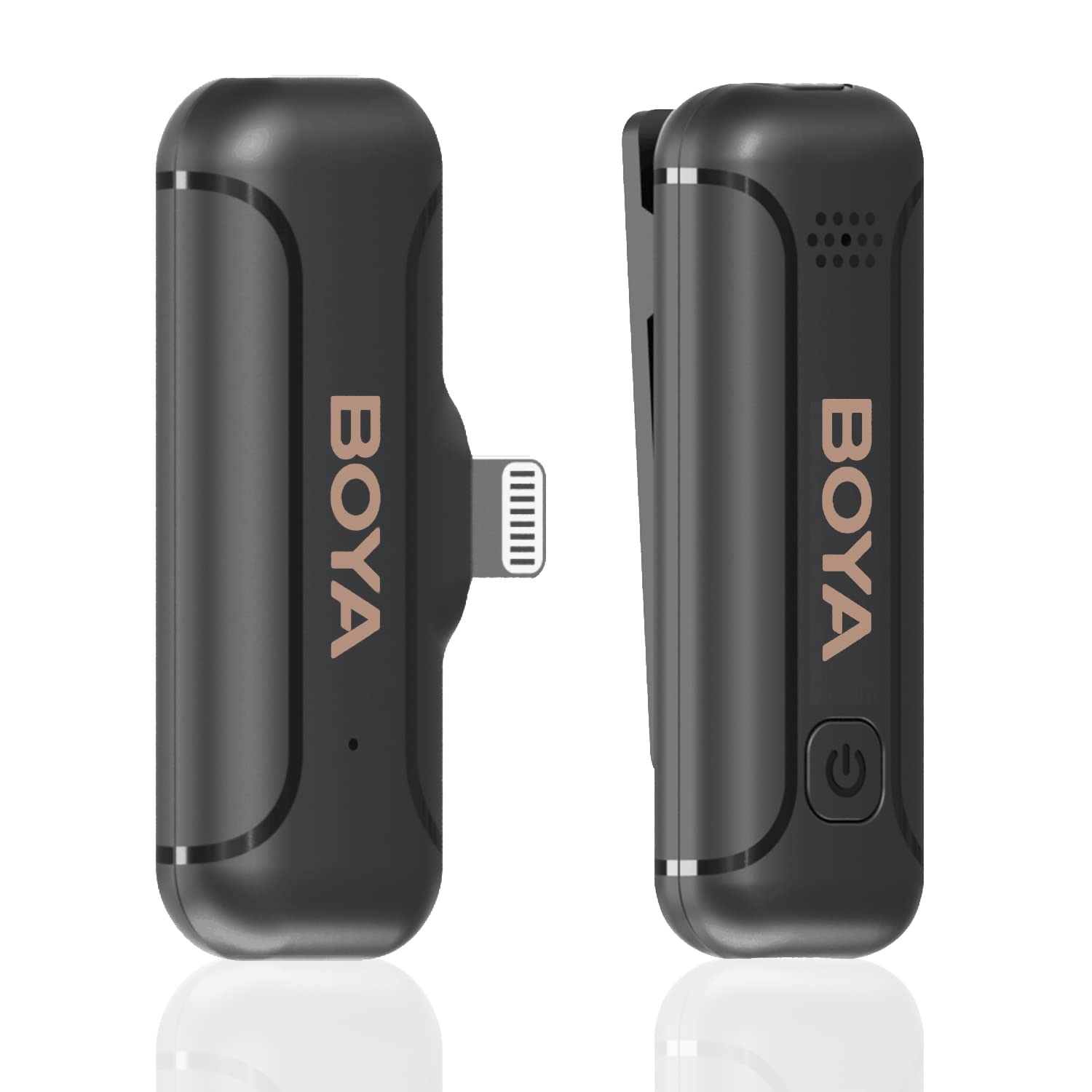 BOYA by-W4 Mutiple 4-Channels Wireless Lavalier Microphone System for 4 People,Mini Wireless Lapel Mic with Noise Cancelling & Real Time Monitoring for YouTube Vlog Interview Video Conference