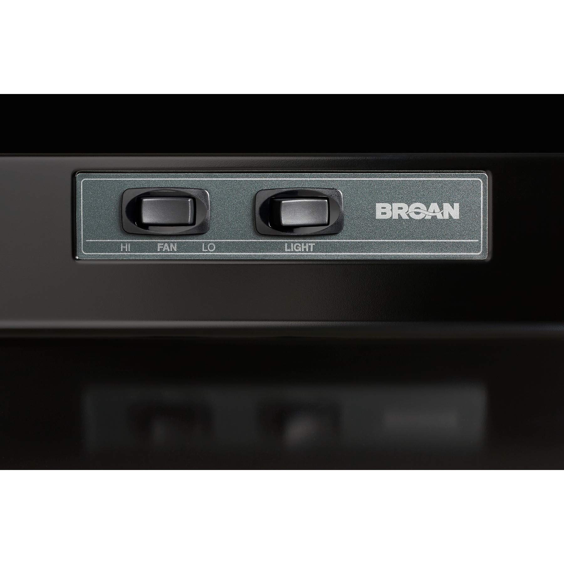 Broan-NuTone 403023 B000UW02A6 30-inch Under-Cabinet Convertible Range Hood with 2-Speed Exhaust Fan and Light, Black