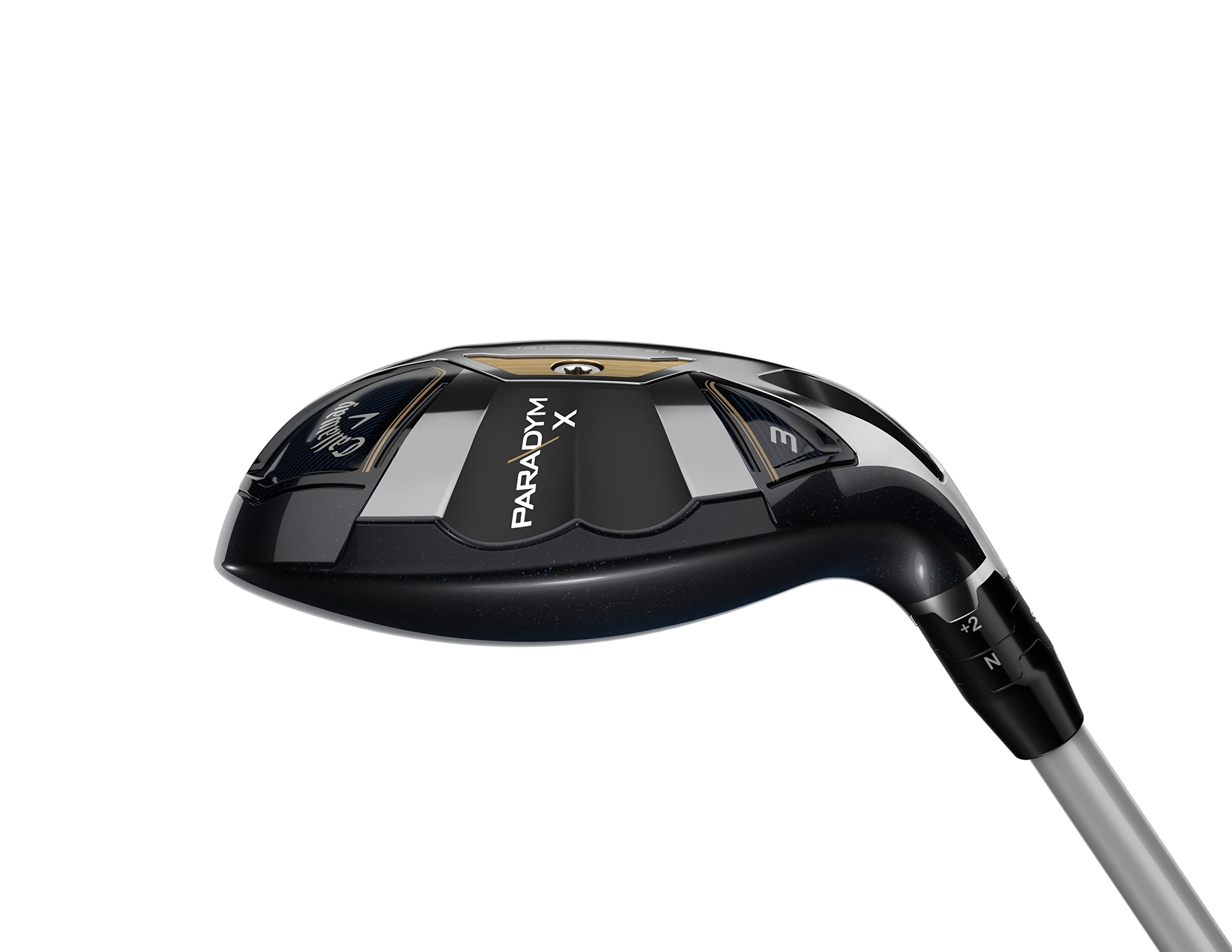 Callaway Golf 2023 Paradym X Hybrid (Right Hand, 75G Graphite Shaft, Stiff Flex, 3 Hybrid), Black, Silver