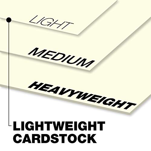 Springhill 8.5β x 11β Cream Colored Cardstock Paper, 250 Sheets (1 Ream) β Premium Lightweight Cardstock, Vellum Printer Paper with Textured Finish β 097000R, Letter (8.5x11)