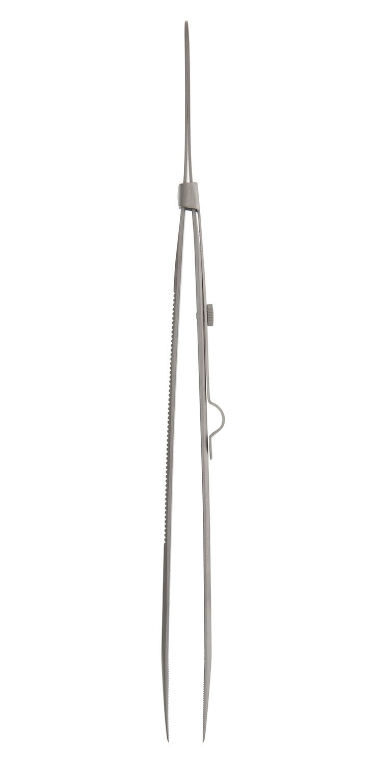 Original Dumont Diamond Tweezers, Stainless Steel Matte, Fine Point Locking | TWZ-101.72