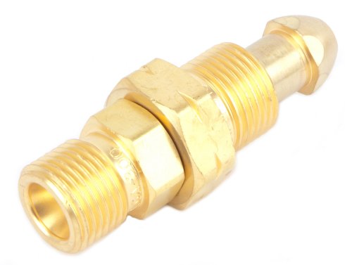 Forney 87809 Acetylene Regulator Adaptor, CGA 510 To CGA 300, #4 Tank to Regulator, 125-CF