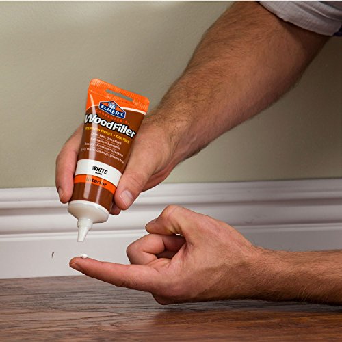 Elmer's E855 Carpenter's Wood Filler, 3.25-Ounce Tube, White