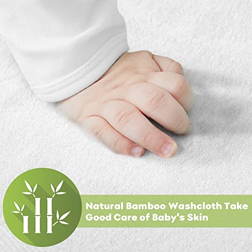 Looxii 12 Pack Baby Burp Cloths 100% Cotton Muslin Burp Cloths 20x10β Soft Absorbent Bamboo Baby Washcloths 12βx12β