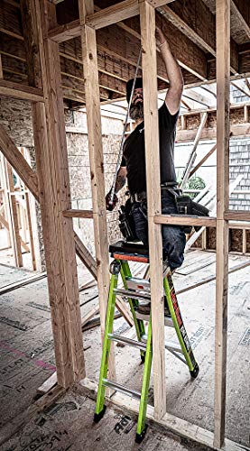 Little Giant Ladders, King Kombo, Professional, 4 ft. A Frame, 7 Ft. Extension, Fiberglass, Type 1AA, 375 lbs weight rating, (13470-001)