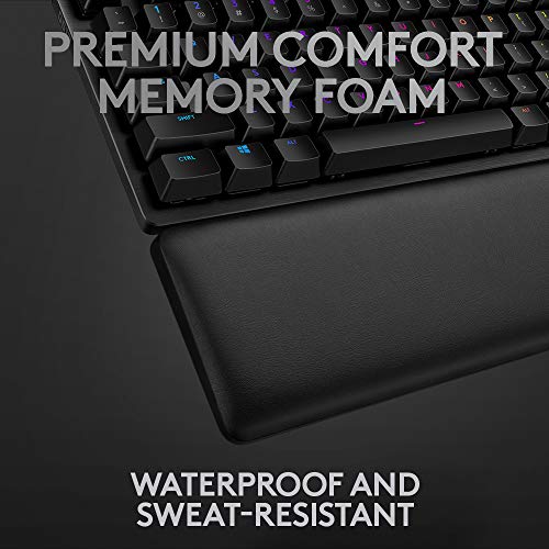 Logitech G513 RGB Backlit Mechanical Gaming Keyboard with GX Blue Clicky Key Switches (Carbon)