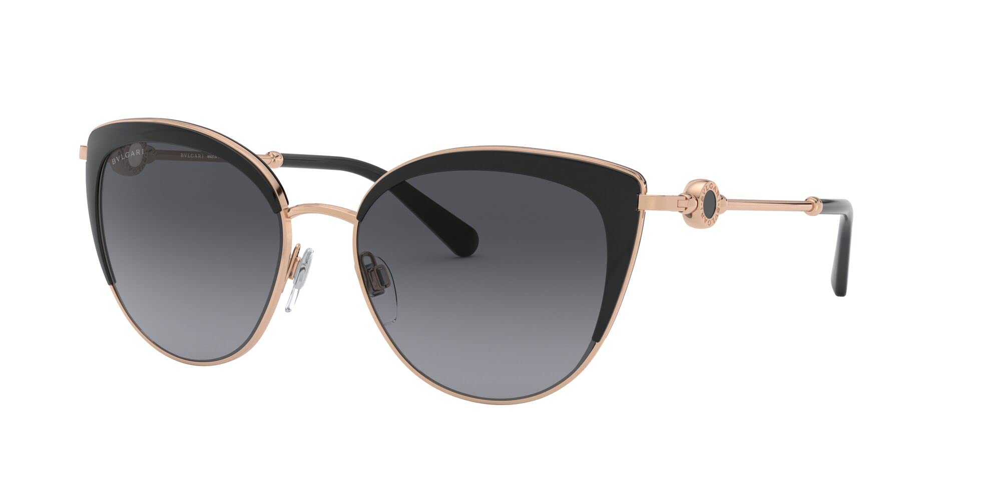 Bvlgari BV6133 2014T3 Pink Gold/Black BV6133 Cats Eyes Sunglasses Polarised L