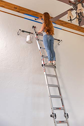 Little Giant Ladders, Epic, M22, 22 foot, Multi-Position Ladder, Aluminum, Type 1A, 300 lbs weight rating, (16822-818)