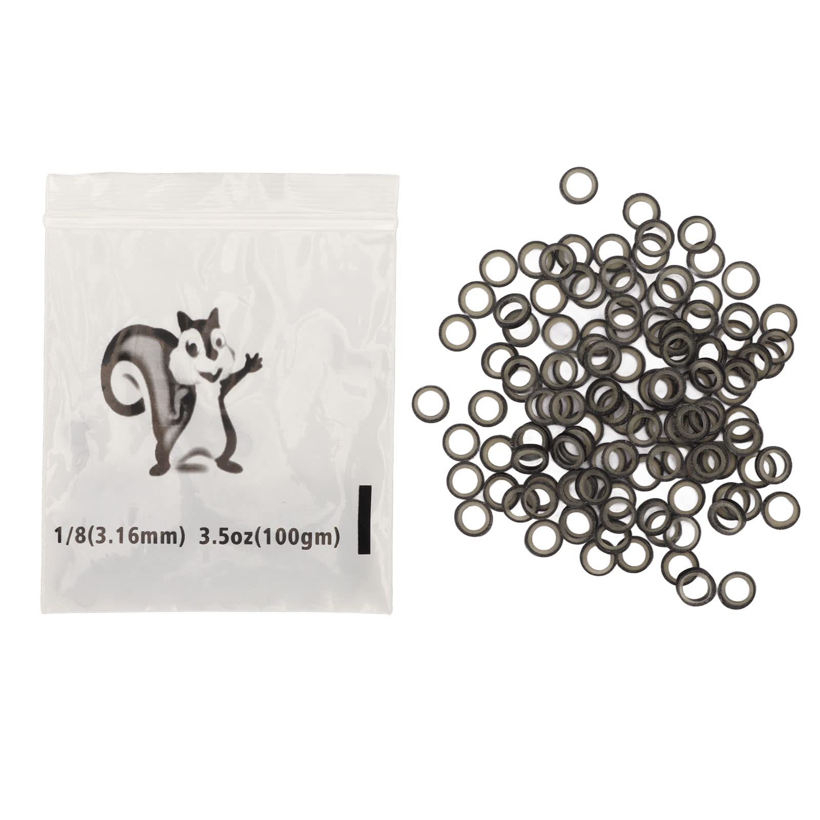Brace Rubber Band, Rubber Band 1/8 Inch 500pcs Flexible Professional for Dental Hospital(Black)